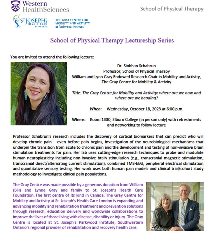 2023 Research Events - Faculty of Health Sciences - Western University